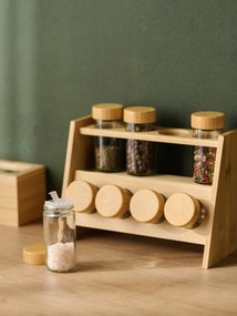 Sinsay - Stojan na koření s dózami 9 pack - béžová