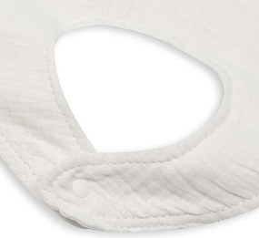 Mušelínový dětský bryndák New Baby white