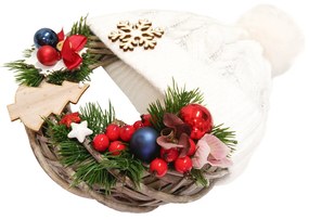 Adventní věnec bílý