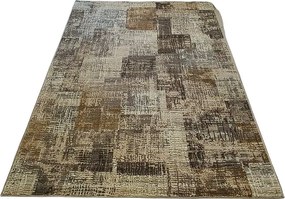 HU Šedý koberec s linkovaným vzorem Luxess 33-Grey Rozměr: 60x110 cm