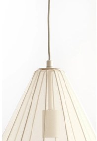 Béžové závěsné svítidlo se skleněným stínidlem ø 28 cm Itela – Light &amp; Living