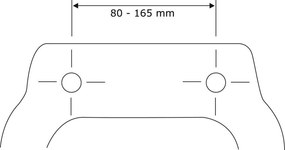 Toaletní sedadlo OTTANA BEEE - Duroplast, volně padající, WENKO