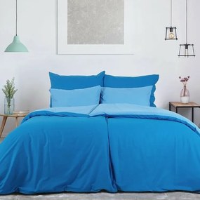 B.E.S. Petrovice Bavlněné povlečení Double face kobalt/nebeská