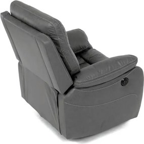 Polohovací křeslo šedé, elektrické TV-4094 GREY3
