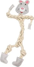 Coriolis s.r.o. Hračka pes animALL Králík kůže+lano Mr.Roper 57cm