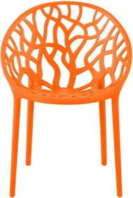 Sada 4 ks židle Hope – oranžová