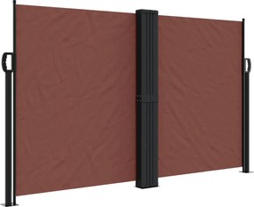 vidaXL Zatahovací boční markýza 140 x 1 200 cm [318063] Barva: Černá