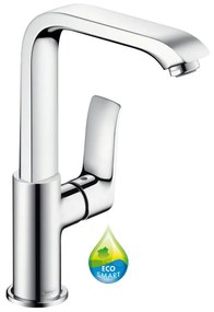 Hansgrohe Metris - Umyvadlová baterie stojánková s otočným ramenem a odtokovou garniturou, ComfortZone 230, chrom 31087000