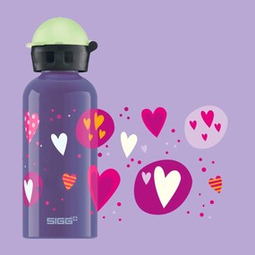 Sigg KBT dětská láhev 400 ml, glow heartballoons, 8505.60