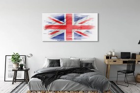 akrylový obraz Vlajka Velké Británie 140x70 cm
