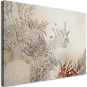 Gario Obraz na plátně Podmořské rostliny a ryby Rozměry: 60 x 40 cm