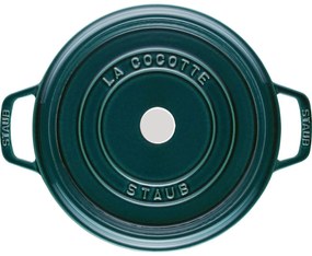 Staub Cocotte hrnec kulatý 28 cm/6,7 l mořská modř, 1102837