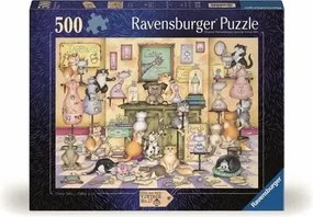 Ravensburger Puzzle: Hrátky rozdováděných koček / 500 dílků / od 12 le
