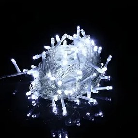 LED vánoční osvětlení EHD-LS01 studená bílá / Řetěz / 50 LED / 5 m / b