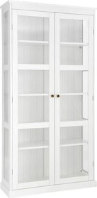 Bílá vitrína z MDF 98x193x34 cm Wilma – Ellos Home