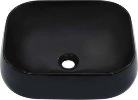Umyvadlo 44,5 x 39,5 x 14,5 cm keramické černé 143906