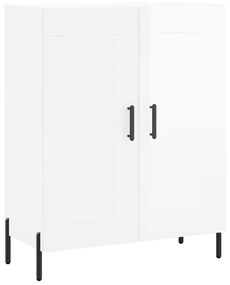 Skříň highboard lesklá bílá 69,5 x 34 x 180 cm kompozitní dřevo,  3198347