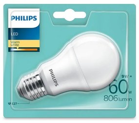 Philips | LED Žárovka Philips A60 E27/9W/230V 4000K | P4577