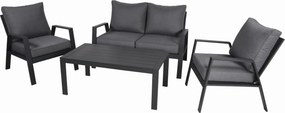 XXXLutz ZAHRADNÍ SADA 4dílné, kov, plast, textil Gardenson - Online Only zahradní nábytek - 002836041601