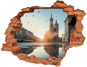 Wallmuralia Fototapeta díra na zeď 3D Krakov Polsko 90x70 cm