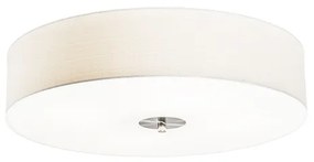Chytré stropní svítidlo bílé 50 cm vč. 4 Wifi A60 - Drum Jute