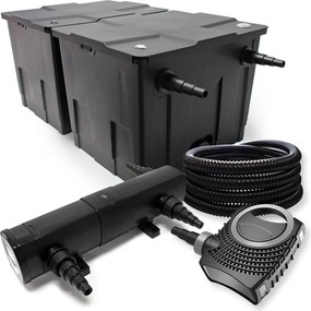 Sada jezírkové filtrace SunSun CBF-350B / CUV-218 – 60000 L, 10000 l/h, 80 W (54062)