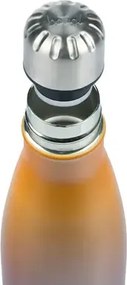 BAAGL Termoláhev s kovovým víčkem Gradient žluto-fialová 500 ml