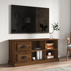vidaXL TV skříňka 102 x 35,5 x 47,5 cm kompozitní dřevo [816179] Barva: hnědý dub