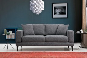 Hanah Home Dvoumístná pohovka NORDIC šedá 180 cm 560ARE1504