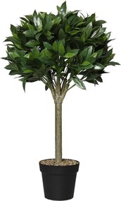Umělý vavřín LAURUS, plast, výška 90 cm, zelená