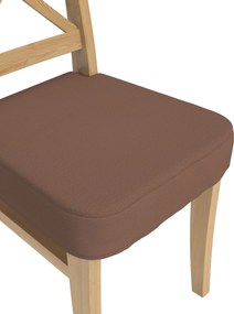 Sedák na židli IKEA Ingolf barva hnědá