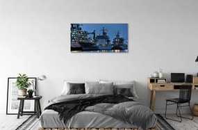 Obrazy na plátně Lodě mořské oblohy 120x60 cm