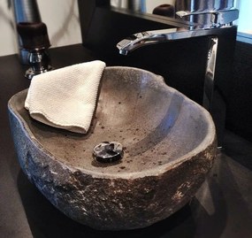 Indera The Lavabo Batu Kali 57016 Umyvadlo z přírodního říčního kamene - malé