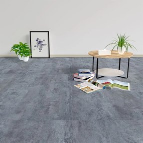 Samolepicí podlahové desky 20 ks PVC 1,86 m² šedý mramor