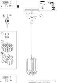 Závěsné svítidlo Mula, 1x žluté plstěné stínítko, (fi 27cm)