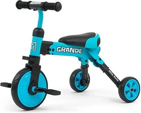 Dětská tříkolka 2v1 Milly Mally Grande blue