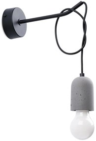 Sollux Sollux SL.1163 - Nástěnná lampa NESO 1xE27/15W/230V beton SLX0959