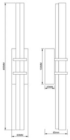 Zuma Line 003064-034737 - LED Nástěnná lampa IGGLY LED/10W/230V zlatá