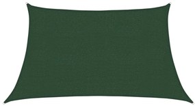 Plachta proti slunci 160 g/m² tmavě zelená 3/4 x 2 m HDPE 311488