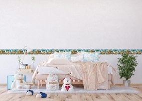 Dětská samolepící bordura na zeď Tlapková Patrola Džungle | 5 m x 13.8 cm | DWBD8023