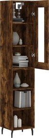 Skříň highboard kouřový dub 34,5 x 34 x 180 cm kompozitní dřevo 3199382