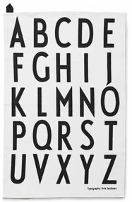Design Letters Kuchyňská utěrka Design Letters, sada 2 ks, white
