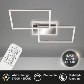 Brilo - LED Stmívatelný přisazený lustr FRAME 2xLED/20W/230V 2700-6500 + DO