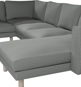 Potah na pohovku IKEA Norsborg rohová, 5-místná se šezlongem barva modrá látka pletený vzor