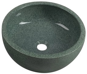 Sapho PRIORI keramické umyvadlo na desku, Ø 42 cm, zelená, PI013