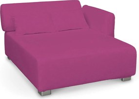 Potah na pohovku Mysinge dlouhý barva růžová látka pletený vzor
