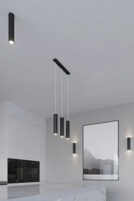 Nástěnné svítidlo SOLLUX Lagos 2 GU10 2x40W bez zdroje SL.0330 černá