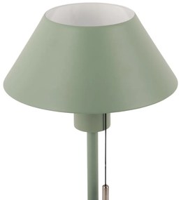 Zelená stolní lampa s kovovým stínidlem (výška 36 cm) Office Retro – Leitmotiv