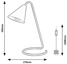 Rabalux 3089 stolní lampa