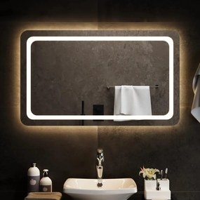 Koupelnové zrcadlo s LED osvětlením 100x60 cm - Default Title
